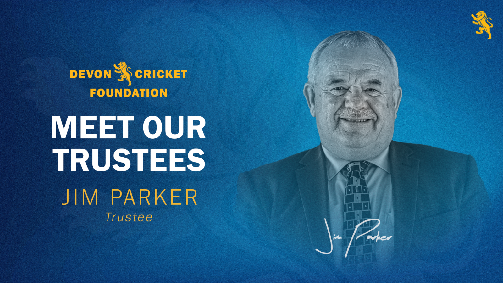 Meet Our Trustees: Jim Parker - Devon Cricket